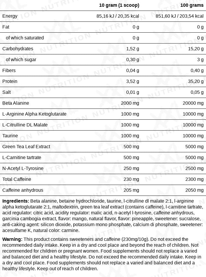 Women’s Pre Workout – Energy & Focus for Women | XXL Nutrition